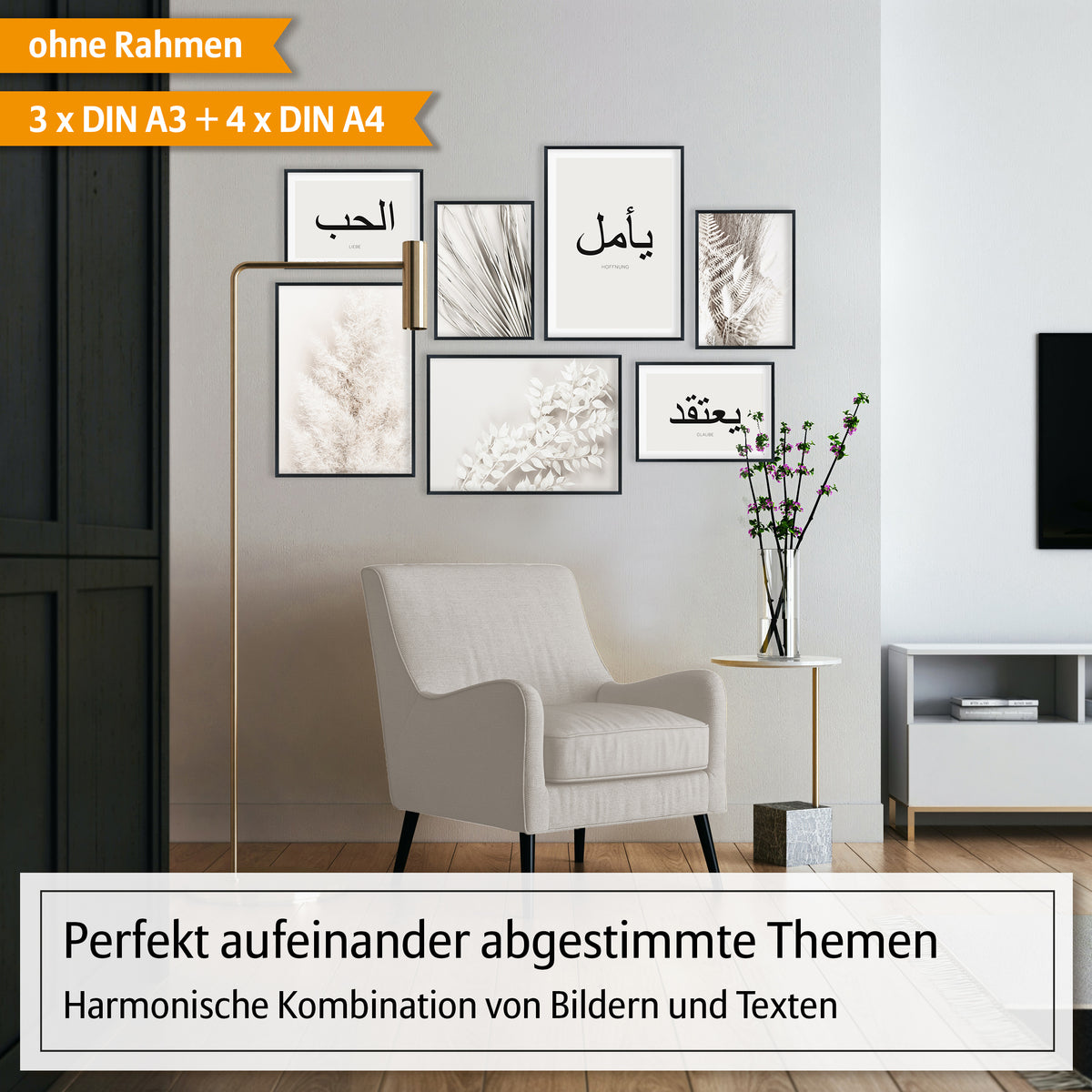 Poster Set Arabic – HyggeligHomeStore